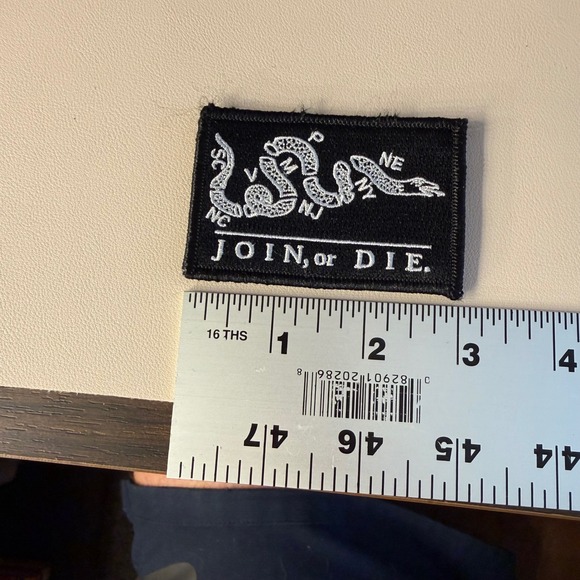 Other | Join Or Die Snake Patch Sew Iron On Revolutionary War America ...